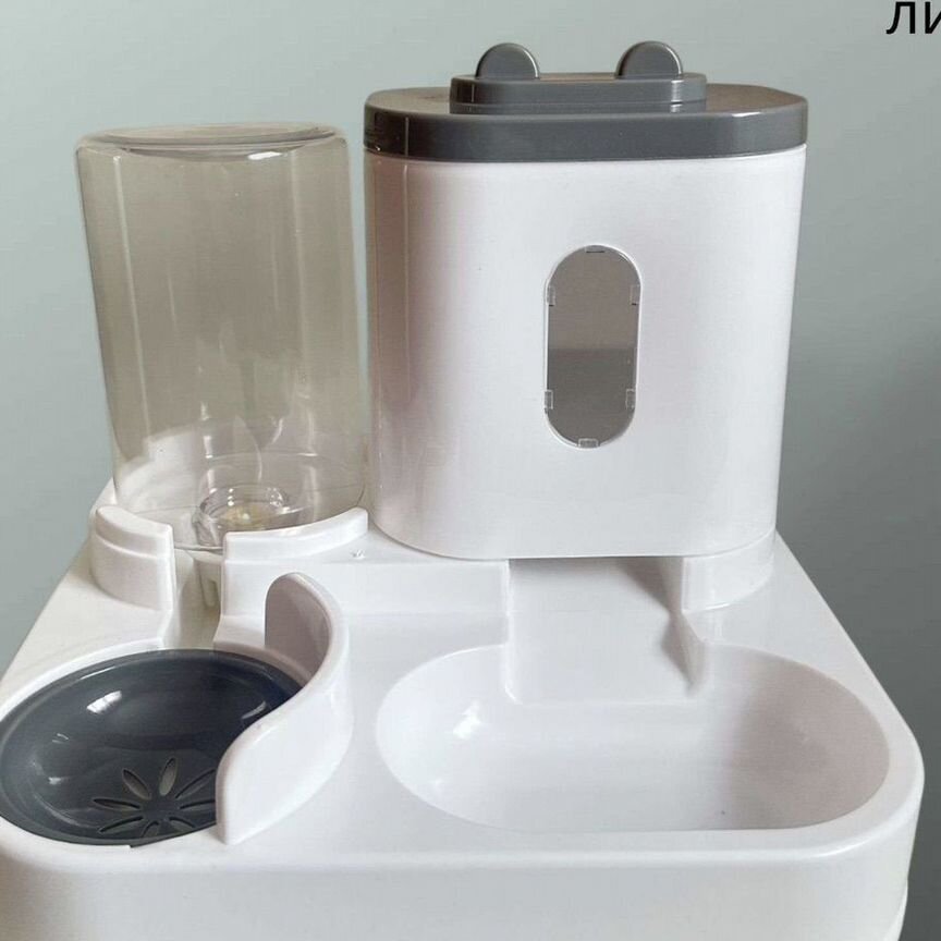 Кормушка/поилка 2в1 с подачей корма и воды Els Pet