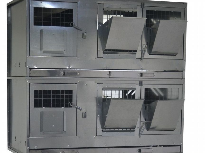 Клетка для кроликов металлическая