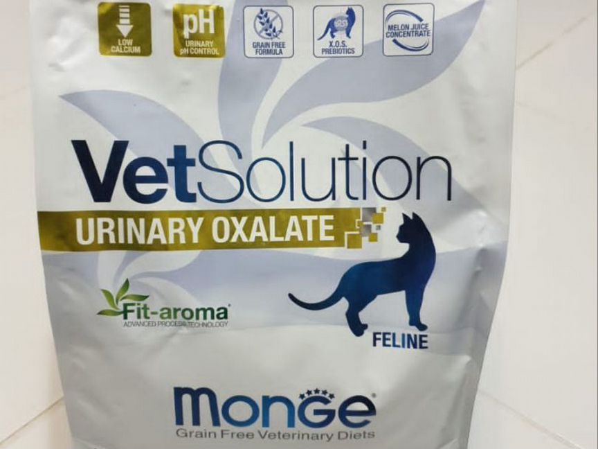 Корм для кошек Monge VetSolution Urinary Oxalate