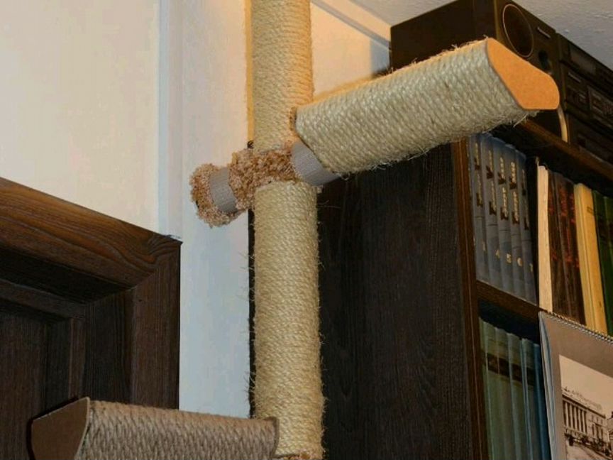 Игровой комплекс лазалка когтеточка для кошек