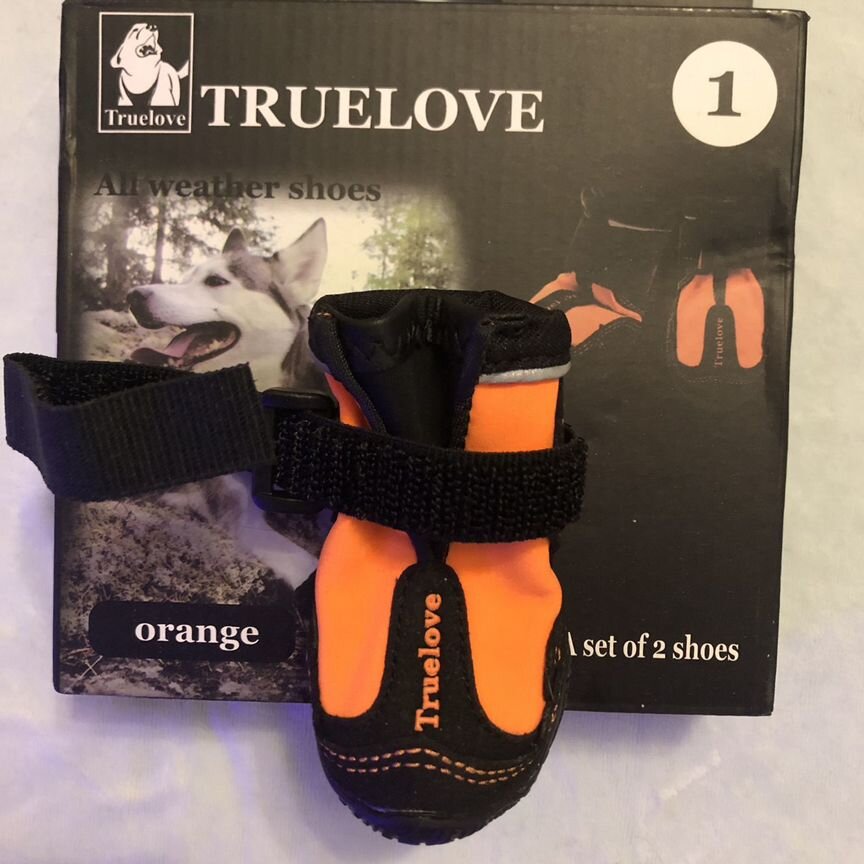 Ботинки для маленьких собак Truelove 4 шт. 1 разме