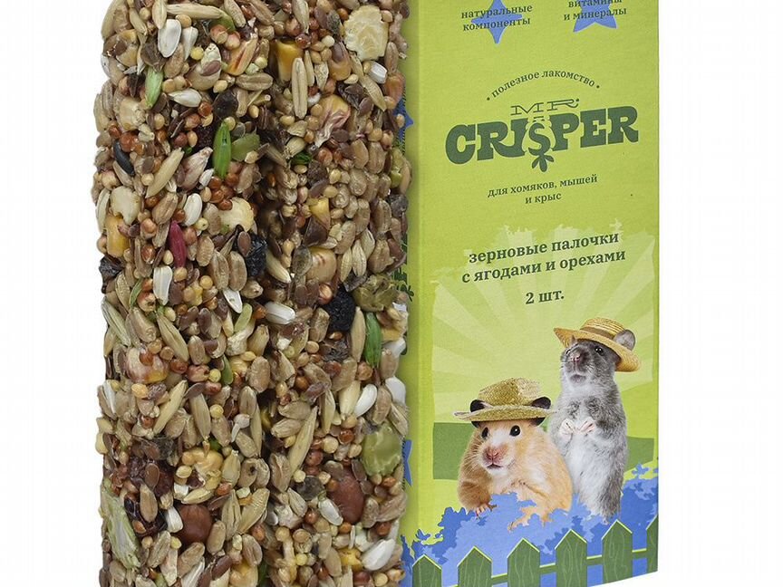 MR.Crisper лакомство для хомяков, мышей и крыс: зе