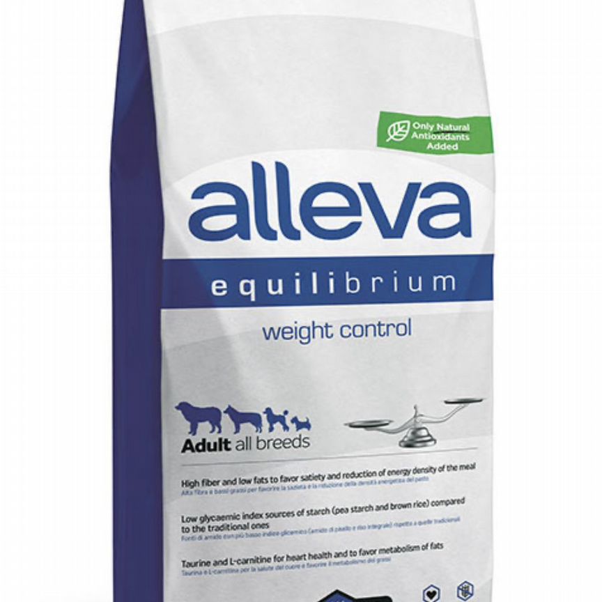 Alleva Equilibrium Weight Control All Breeds 12кг
