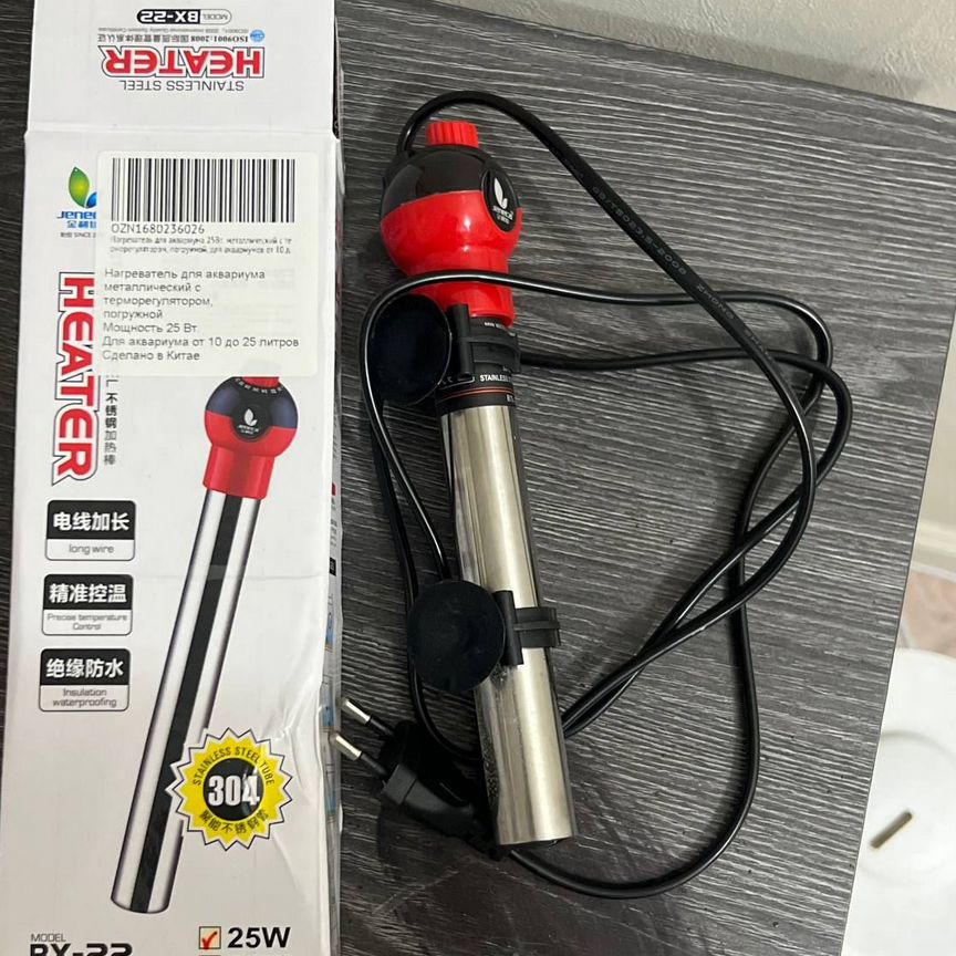 Нагреватель алюминиевый для террариума/аквариума