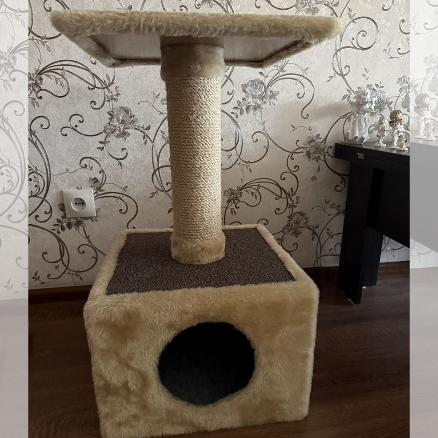 Когтеточка с домиком бу