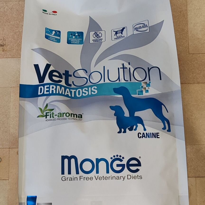 Monge vetsolution dermatosis сухой для собак 2 кг