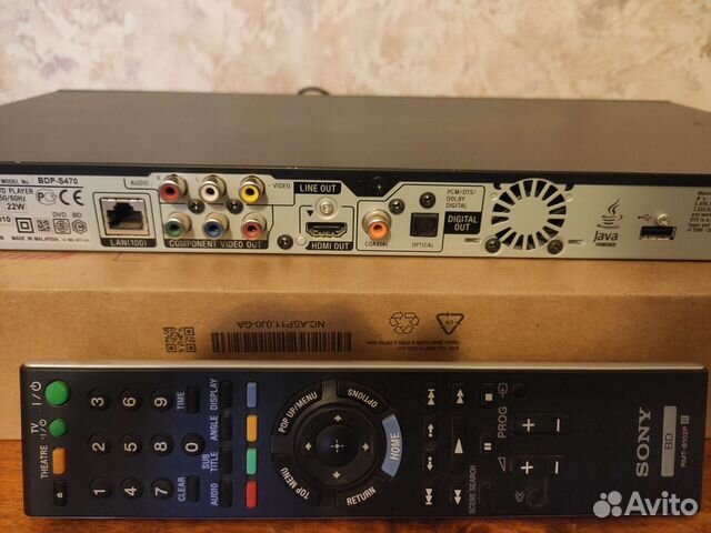 Blu ray player Sony bdp s470 купить в Москве | Электроника | Авито