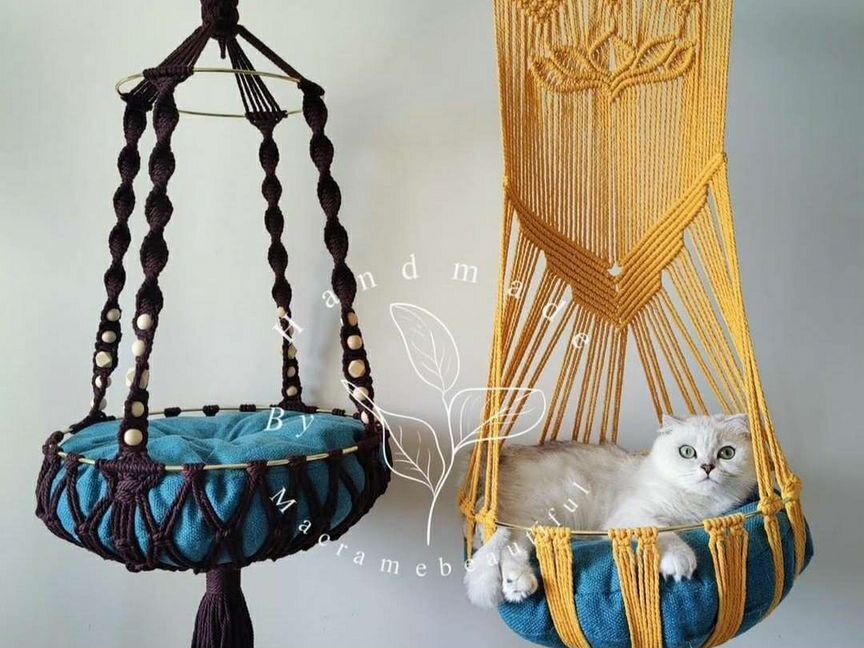 Гамак для кошек, подвесное кресло