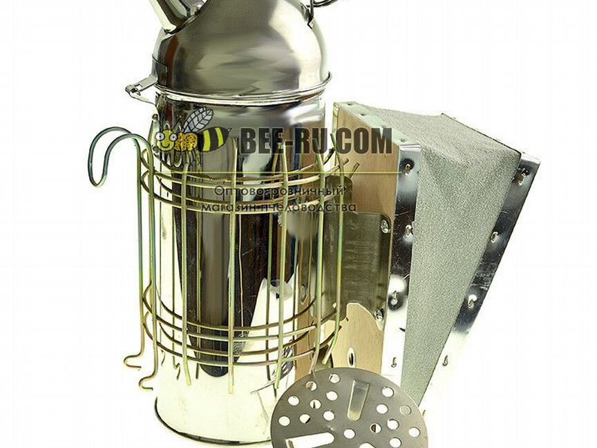 Дымарь пчеловода Н285 D105 (нж., мех замш., защита