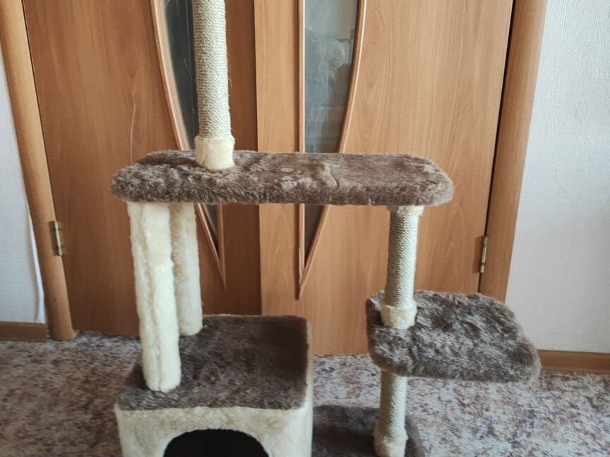 Когтеточка домик для кошки