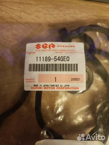 Прокладка клапанной крышки sx4 оригинал купить в Подольске SUZUKI 11189 ...