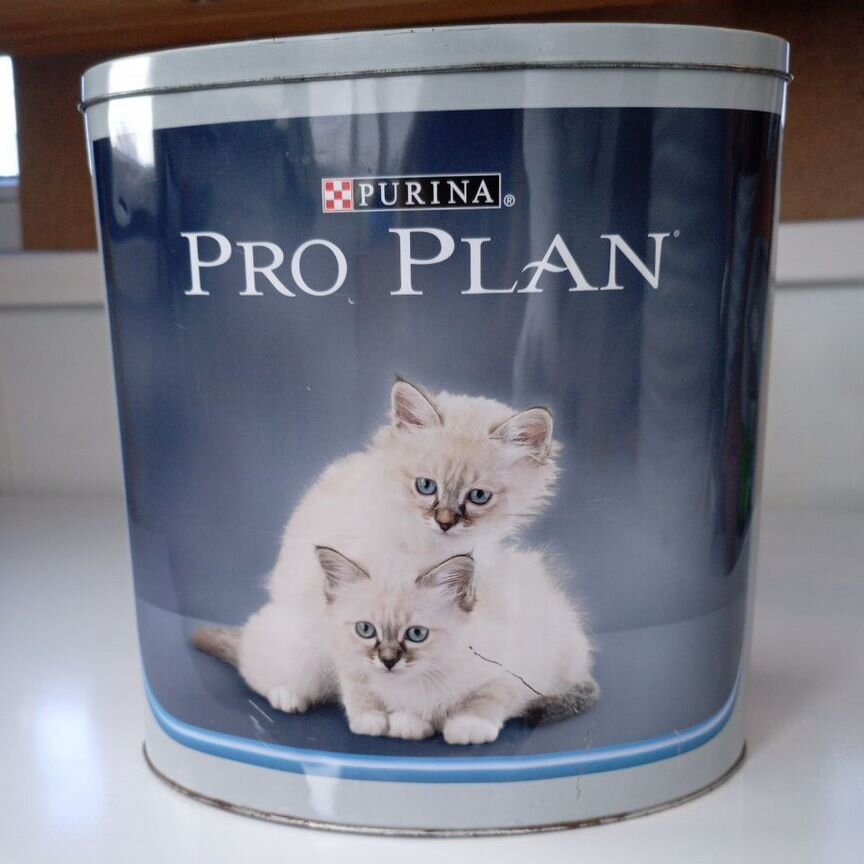 Банка для хранения корма для котов