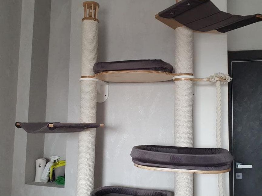 Домик когтеточка для большой кошки