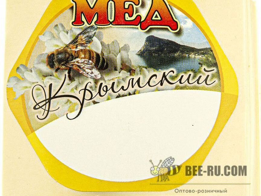 100 шт. Этикетка Мед Крымский