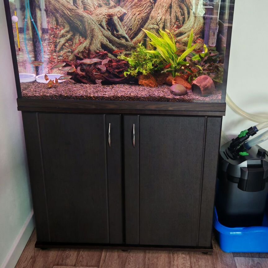 Аквариум с тумбой зелаква 140л