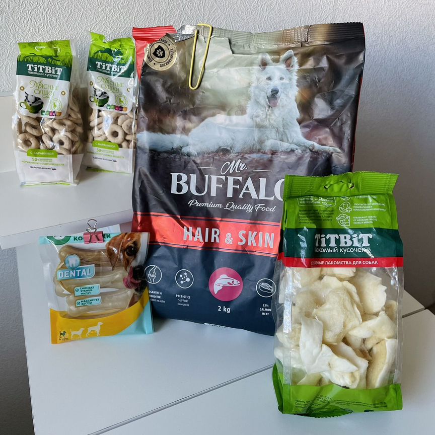 Корм buffalo лакомства titbit