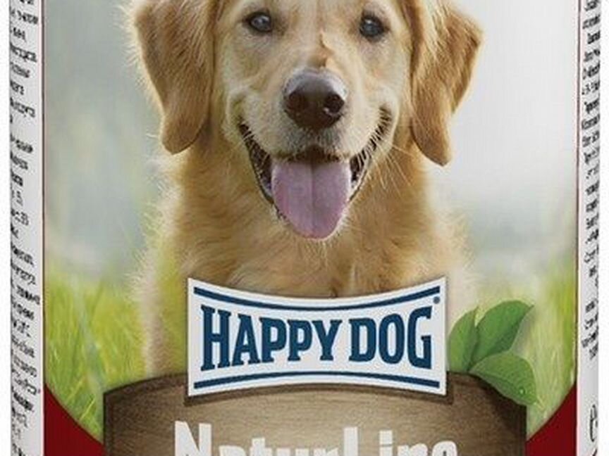 Happy dog кусочки в фарше для собак - телятина с с