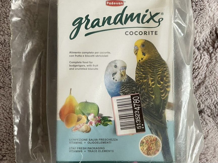 Корм для волнистых попугаев Cocorite Padovan