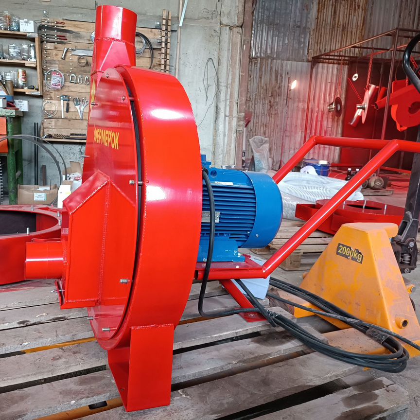 Зернодробилка Лидер 11 кВт двухроторная