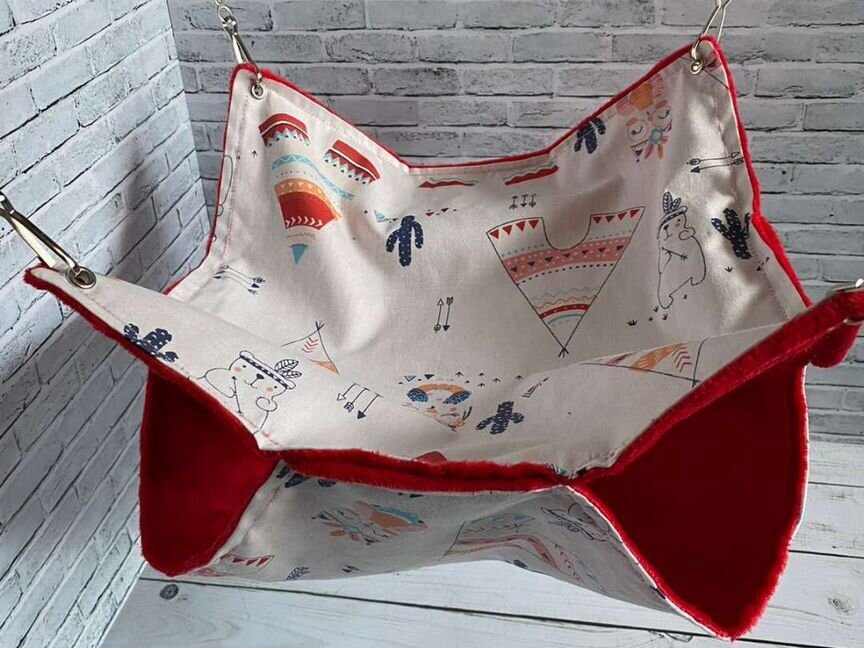 Лежанки, гамаки для крыс, шиншилл, хорьков