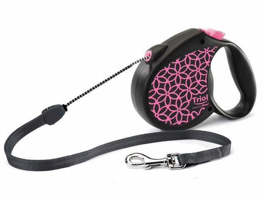 Triol Поводок-рулетка для собак Flexi Life Pink M