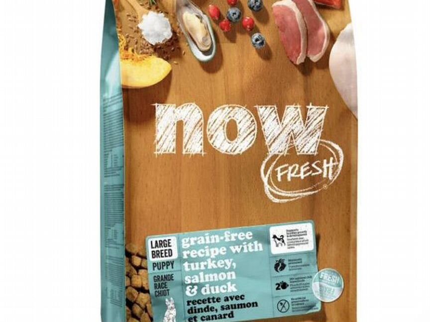 Сухой корм для щенков Now
