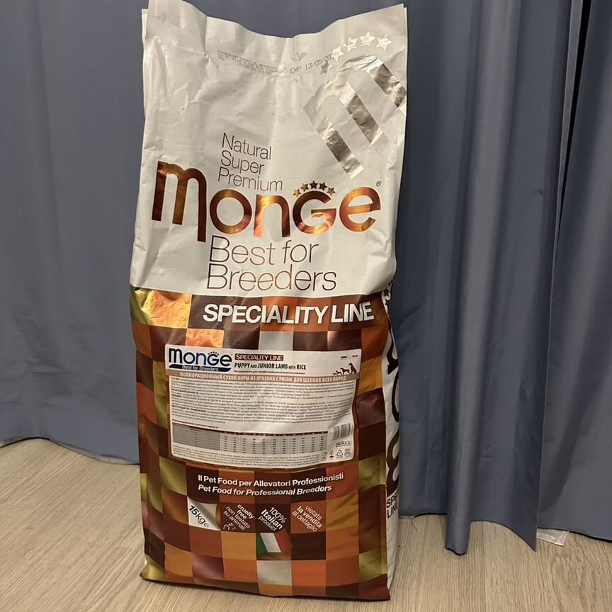 Monge монже для собак ягненок для щенков puppy