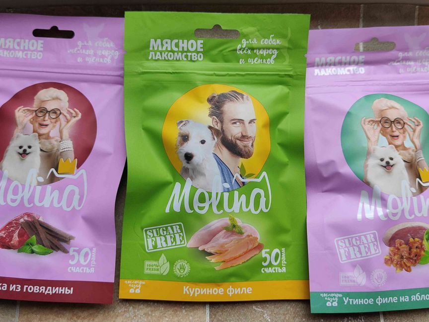 Лакомства для собак Molina