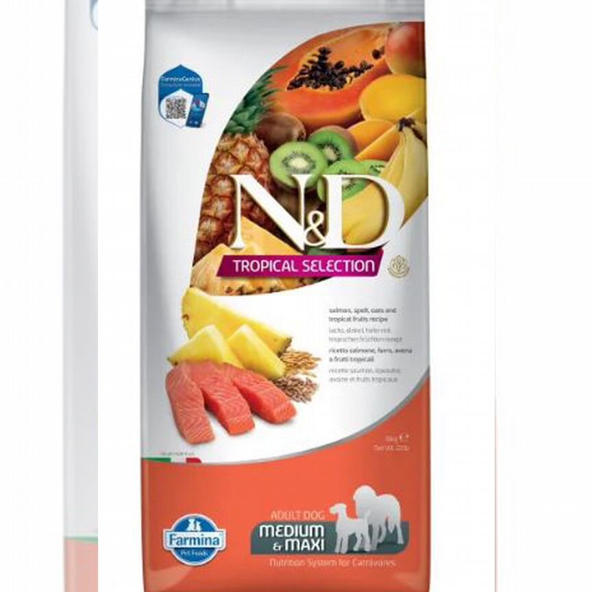 Корм для собак Farmina Tropical Med/Maxi 10кг