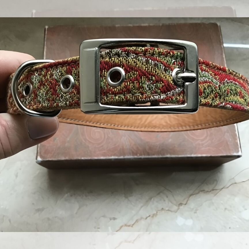 Ошейник и поводок etro новые оригинал собаки