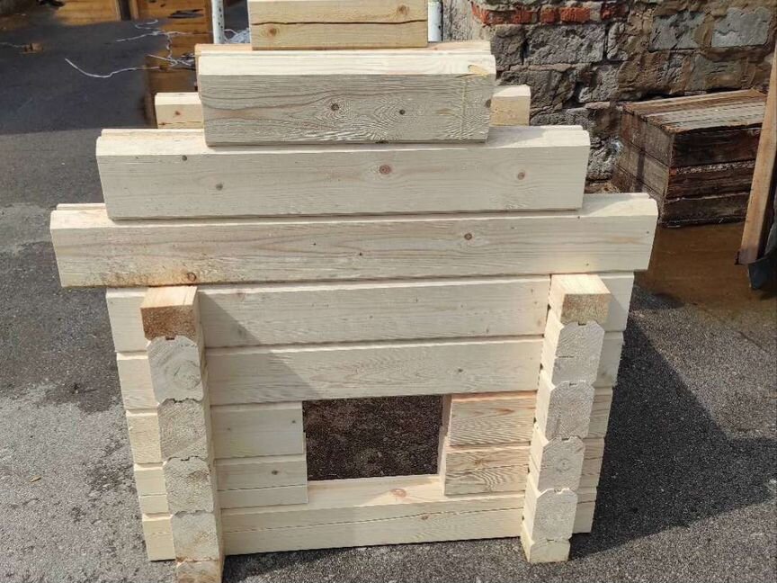 Дом для собаки#сруб#будка#конура