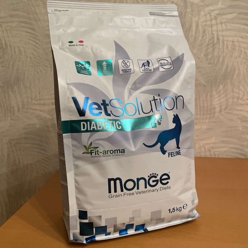 Корм Monge diabetic для кошек