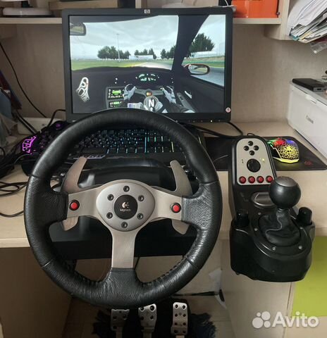 Игровой руль 900 градусов с кпп Logitech g25 купить в Санкт-Петербурге ...