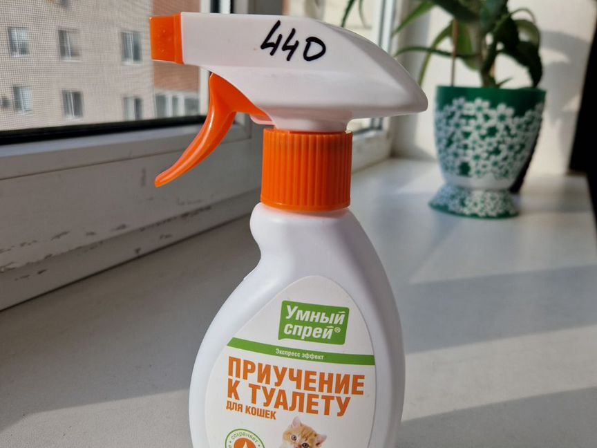 Умный спрей для приучения к туалету котят