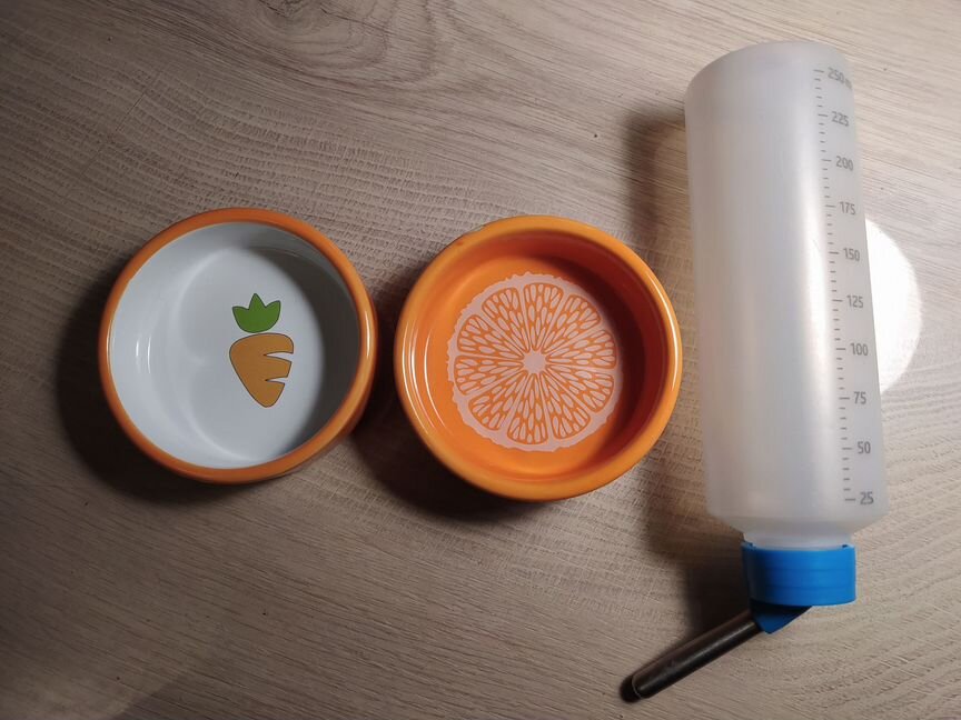 Товары для грызунов (поилка и миски)