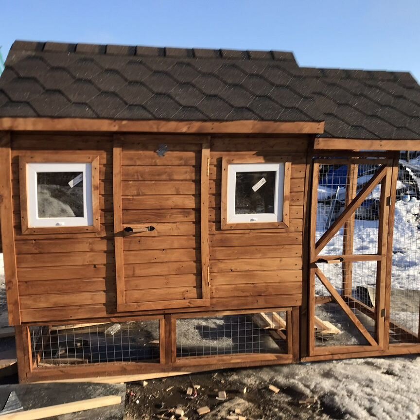 Курятник зимний