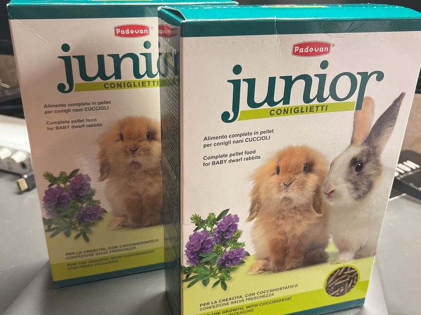 Корм для кроликов padovan junior coniglietti