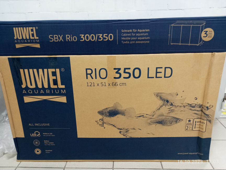 Аквариум с тумбой juwel rio350