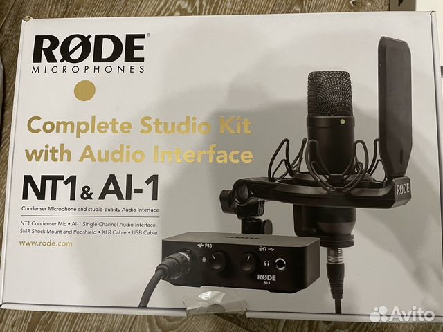 Студийный микрофон rode NT1 AI1 купить в Санкт-Петербурге | Электроника ...