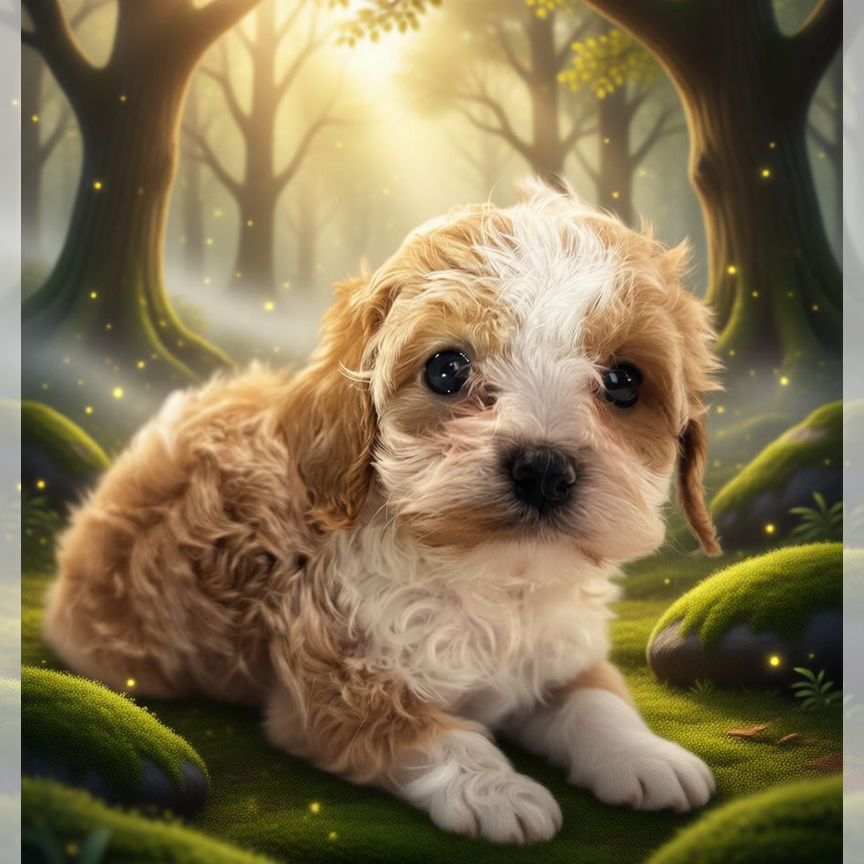 Кавапу, щенок