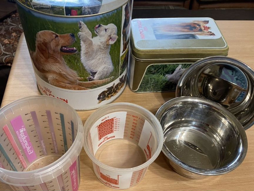 Жестяные банки для собак сухого корма Роял