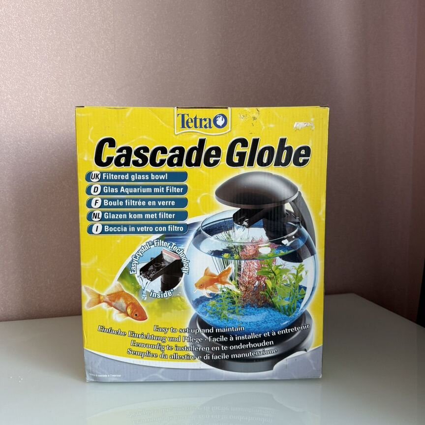 Аквариум tetra cascade globe 6.8л с LED