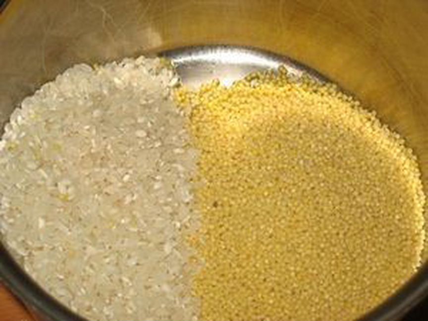 Каша рис пшено