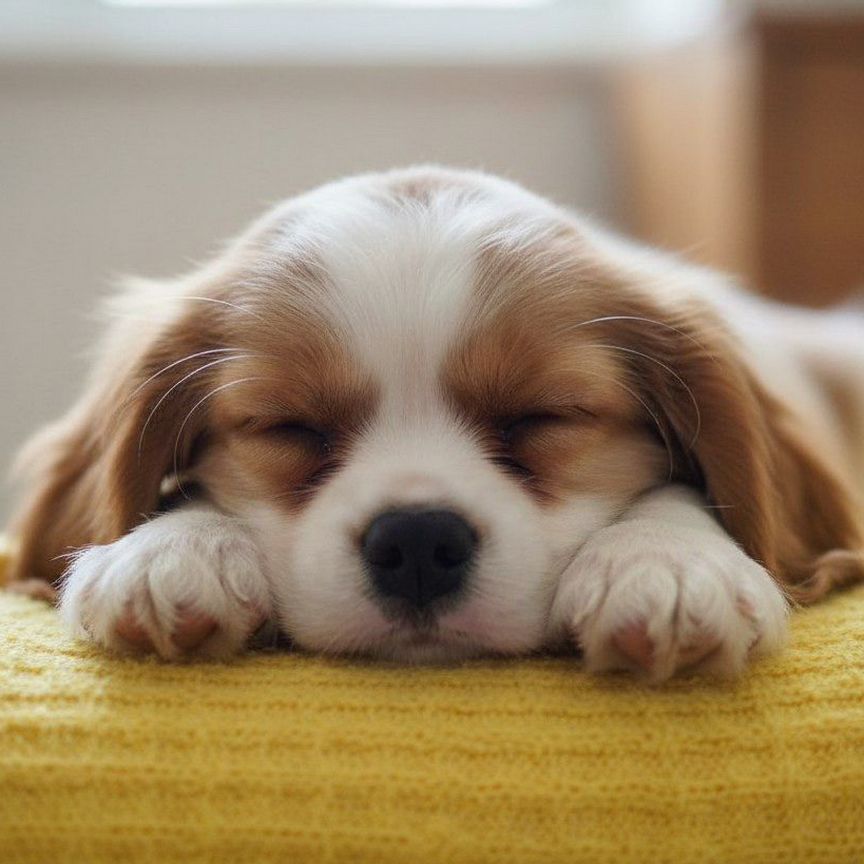 Кавалер кинг-чарльз-спаниель, щенок