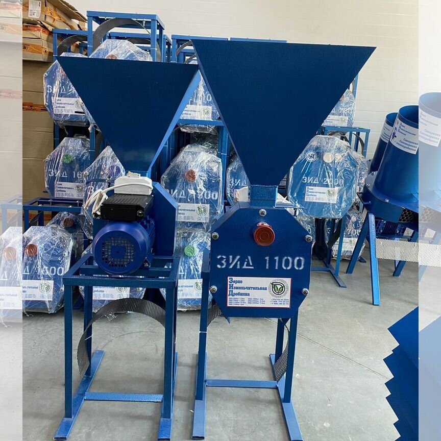 Зернодробилки российских культур