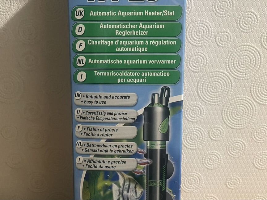 Нагреватель с терморегулятором для аквариума Tetra