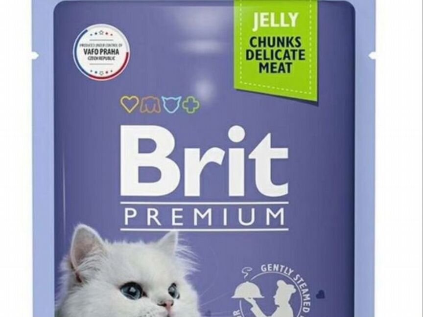 Brit premium корм для кошек в паучах
