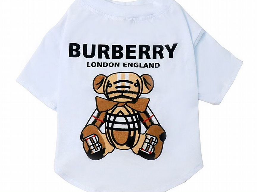 Одежда для собак. Футболка "burberry"