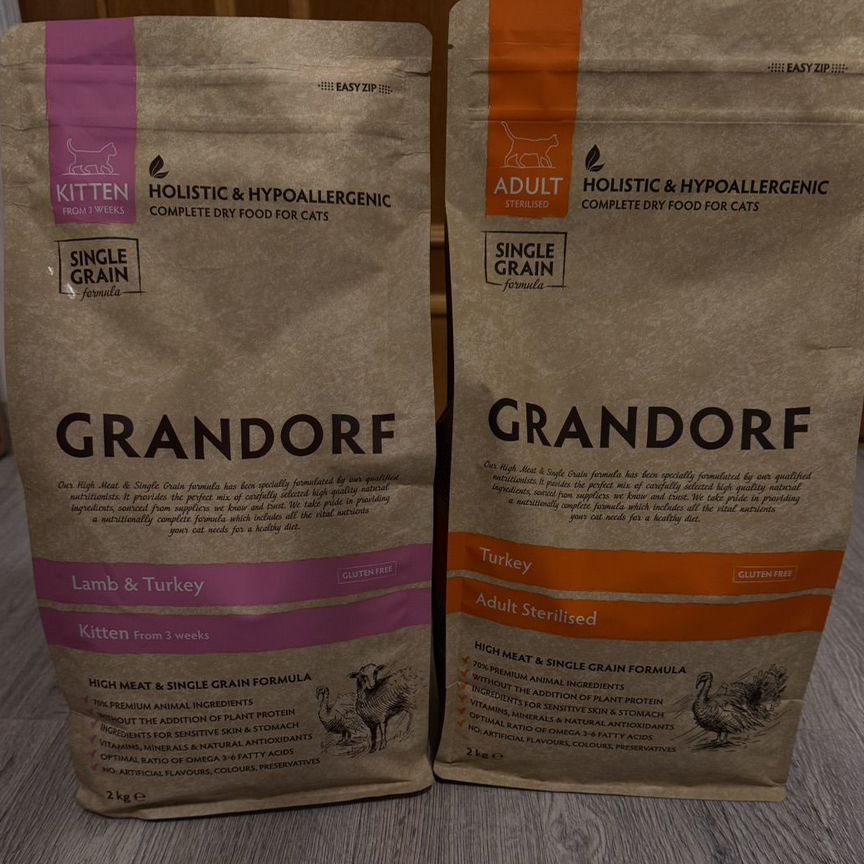 Корм для котов grandorf