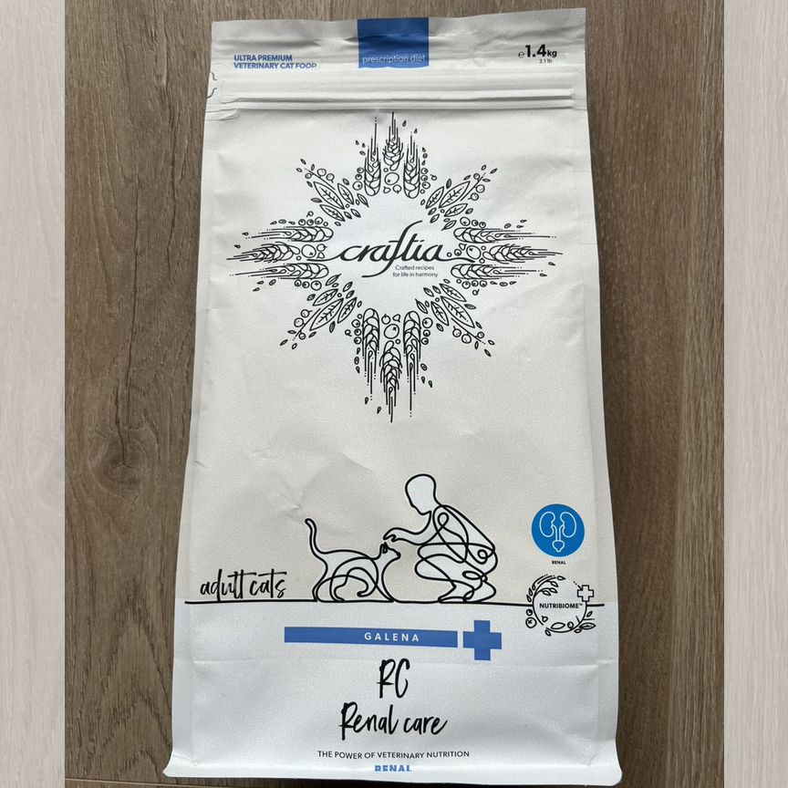 Корм для кошек Craftia Renal Care